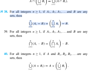 Solved 38. For all integers n≥1, if A1,A2,A3,… and B are any | Chegg.com