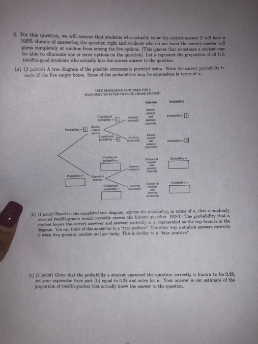 STA 135 Extra Credit: Bootstrapping &Tree Diagram | Chegg.com