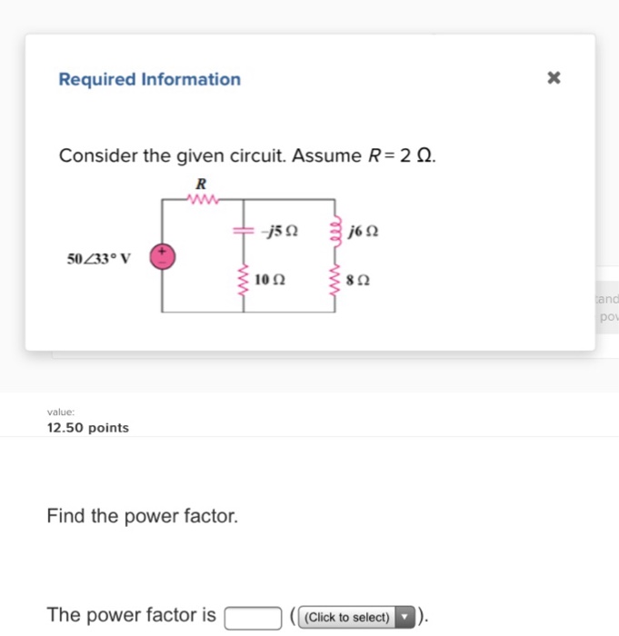 Solved Consider the given circuit. Assume R = 2 Ohm. Find | Chegg.com