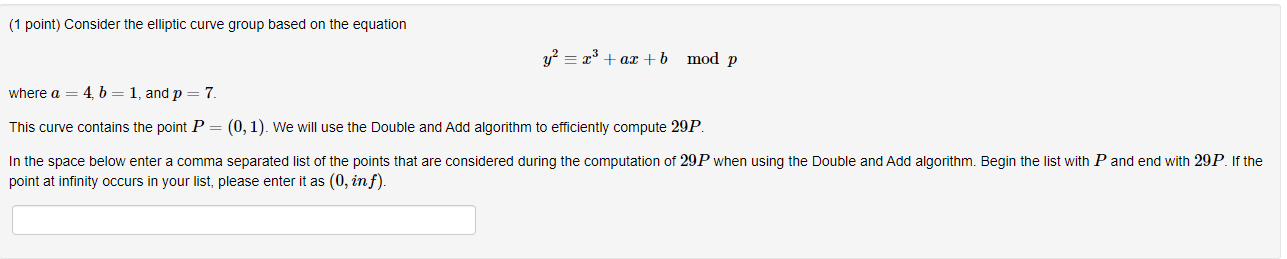 Solved please give me the answer and make sure it is | Chegg.com