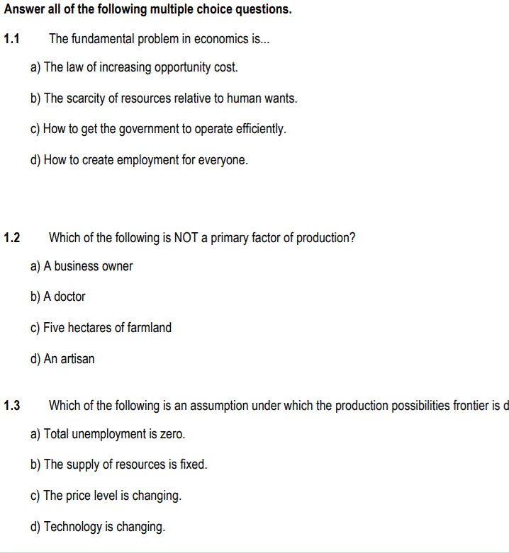 Solved Answer all of the following multiple choice | Chegg.com