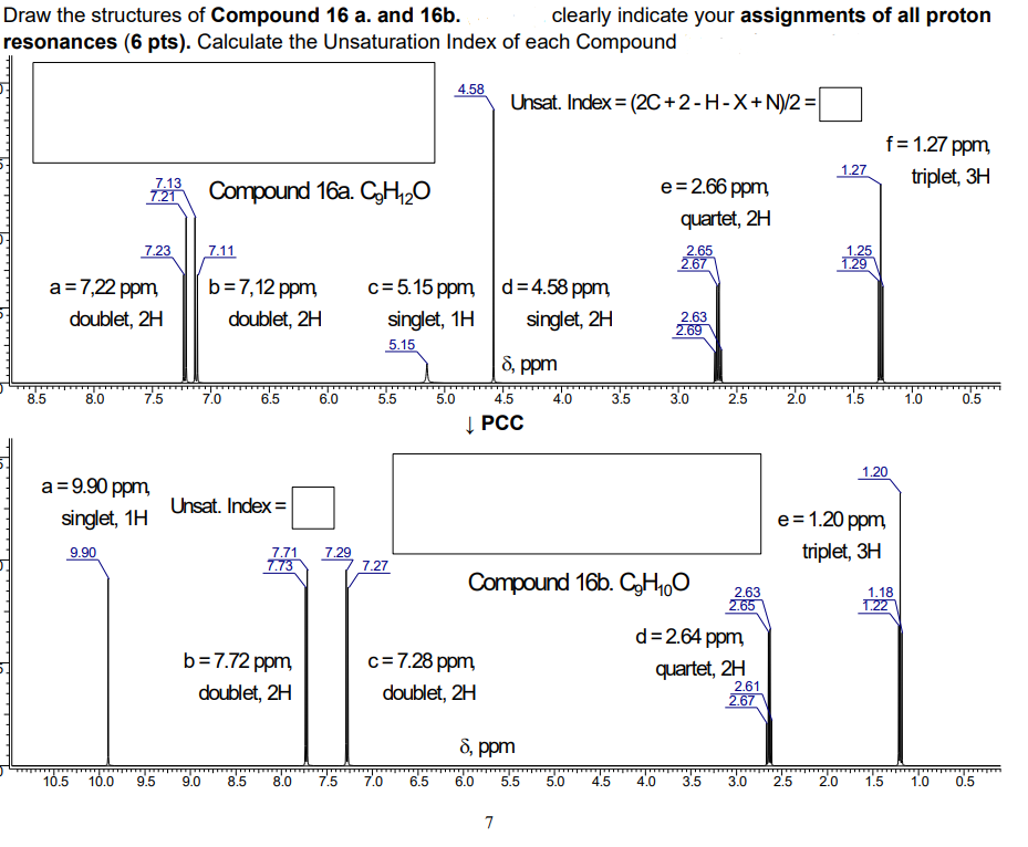 Solved Draw the structures of Compound 16 a. and 16b. | Chegg.com