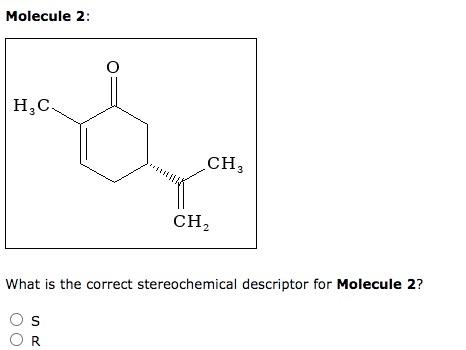 Solved Molecule 2: o H C CH CH What is the correct | Chegg.com