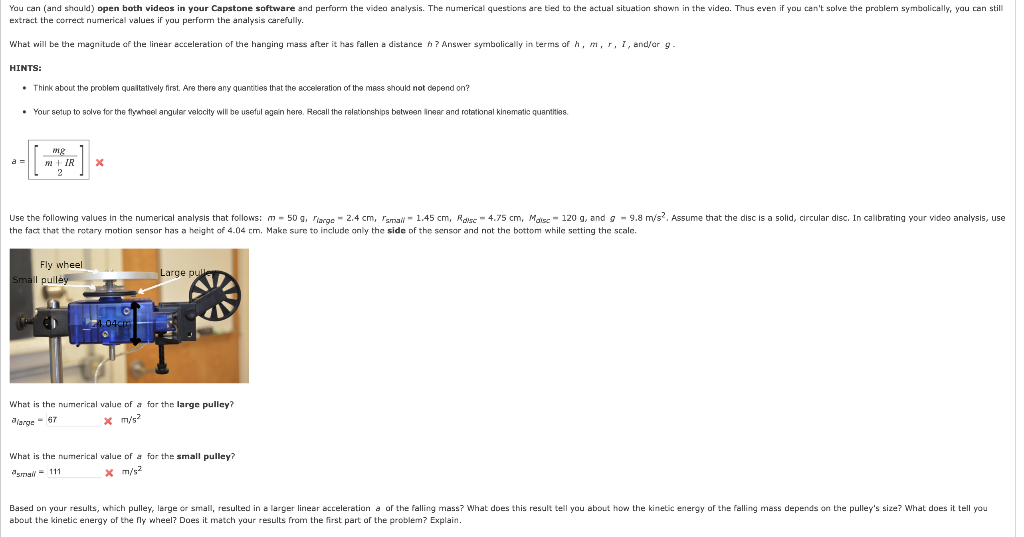 extract the correct numerical values if you perform | Chegg.com extract the correct numerical values if you perform | Chegg.com