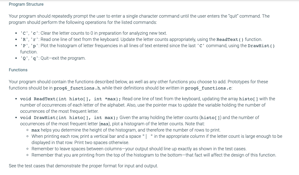 Solved In C programming, please avoid the prohibited methods | Chegg.com