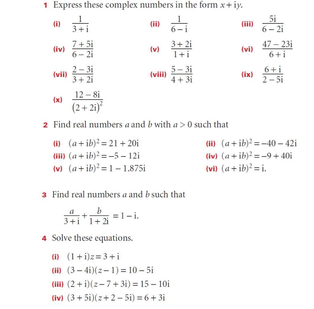 Solved 5i 6 - 2i 47 - 23i 6+ i 1 Express these complex | Chegg.com