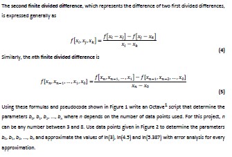 The general formula for an nth-order polynomial is | Chegg.com