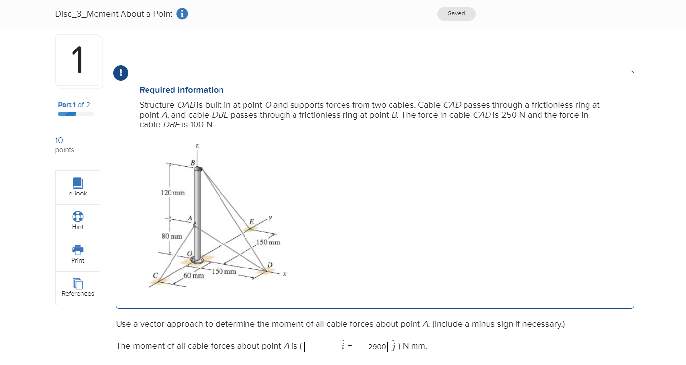 Solved Structure OAB is built in at point O and supports | Chegg.com