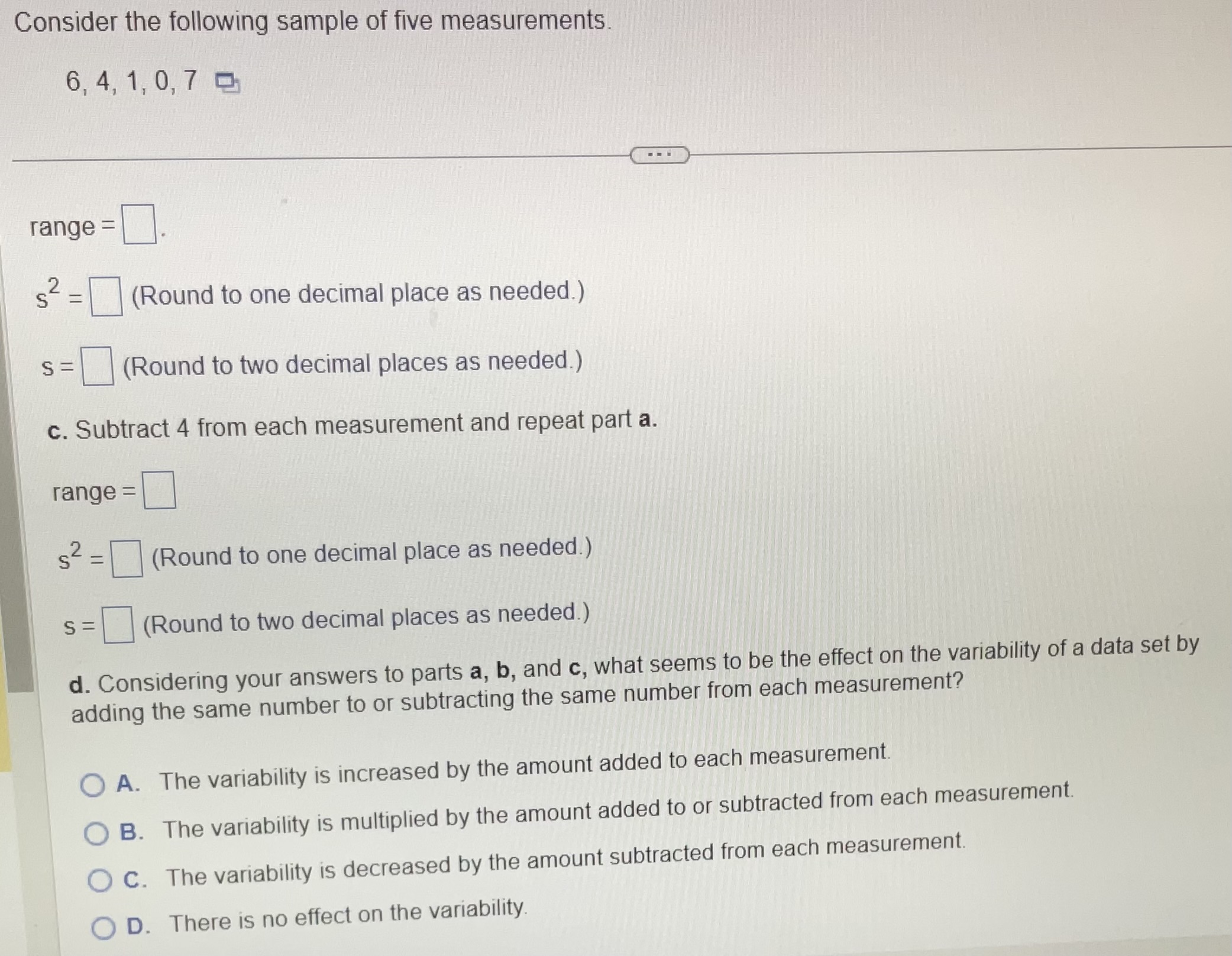 Solved range =s2= (Round s= (Round b. Add 3 to eac range = | Chegg.com