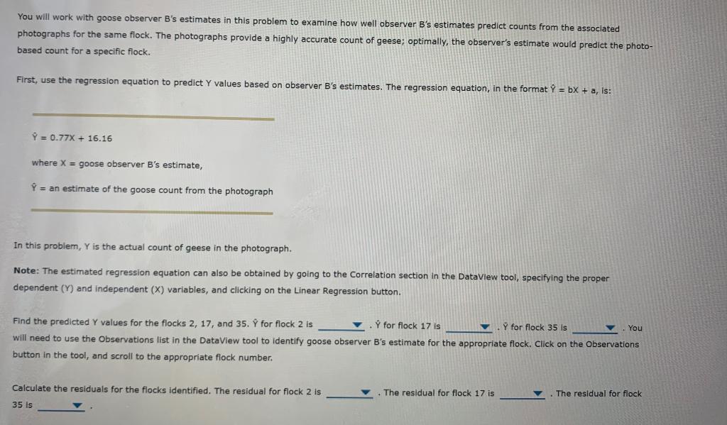 Solved Experienced observers use aerial survey methods to | Chegg.com