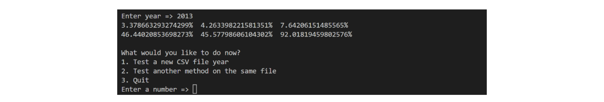 Solved StopAndFrisk.javaThe class contains 1 (one) instance | Chegg.com