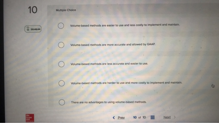Solved is considered while choosing a cost allocation base | Chegg.com