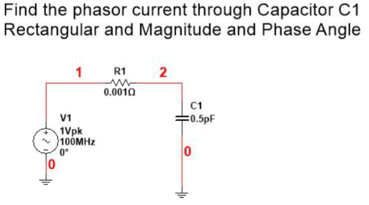 Solved Find the phasor current through Capacitor C1 | Chegg.com