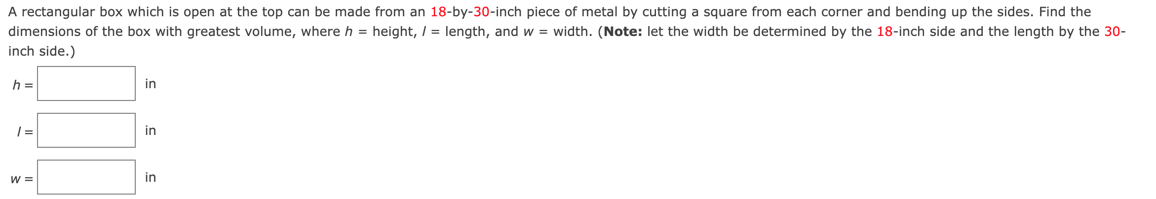 Solved A rectangular box which is open at the top can be | Chegg.com