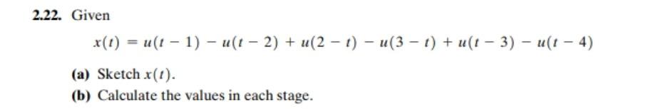 Solved 2.22. Given | Chegg.com