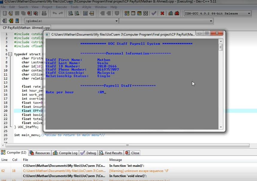 Solved 1. Develop a patient billing system for “UOC “ clinic | Chegg.com