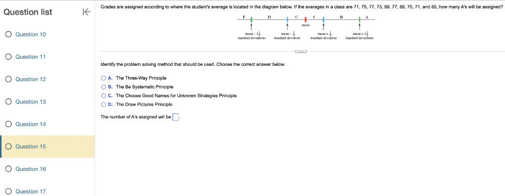 Solved Question list K Grades are assigned according to | Chegg.com