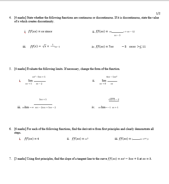 Solved MATH24376: APPLIED CALCULUS ASSIGNMENT 1 . This is an | Chegg.com