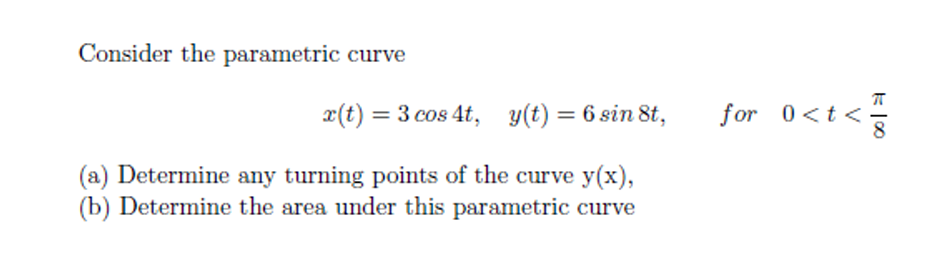 Solved Consider the parametric | Chegg.com