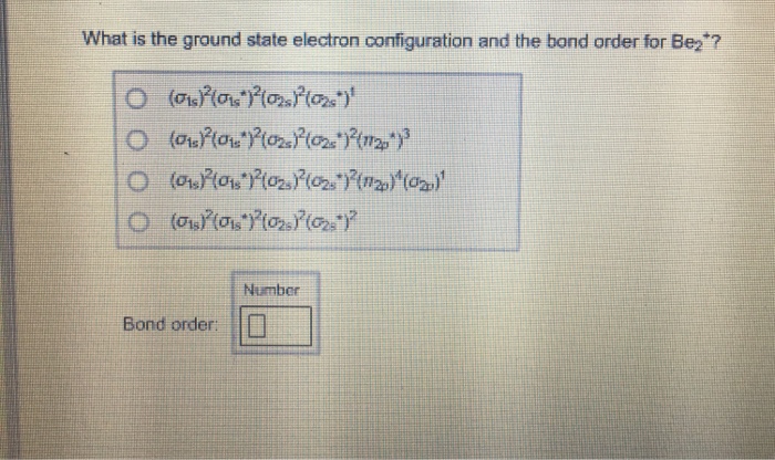 Solved What is the ground state electron configuration and | Chegg.com