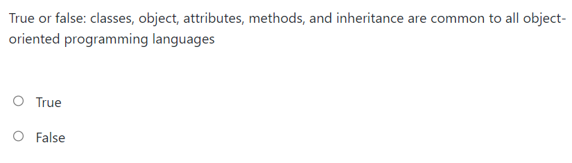Solved The goals of object-oriented paradigm are: To promote | Chegg.com