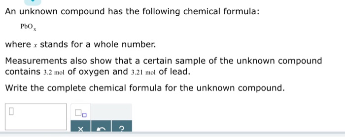 Solved An unknown compound has the following chemical | Chegg.com