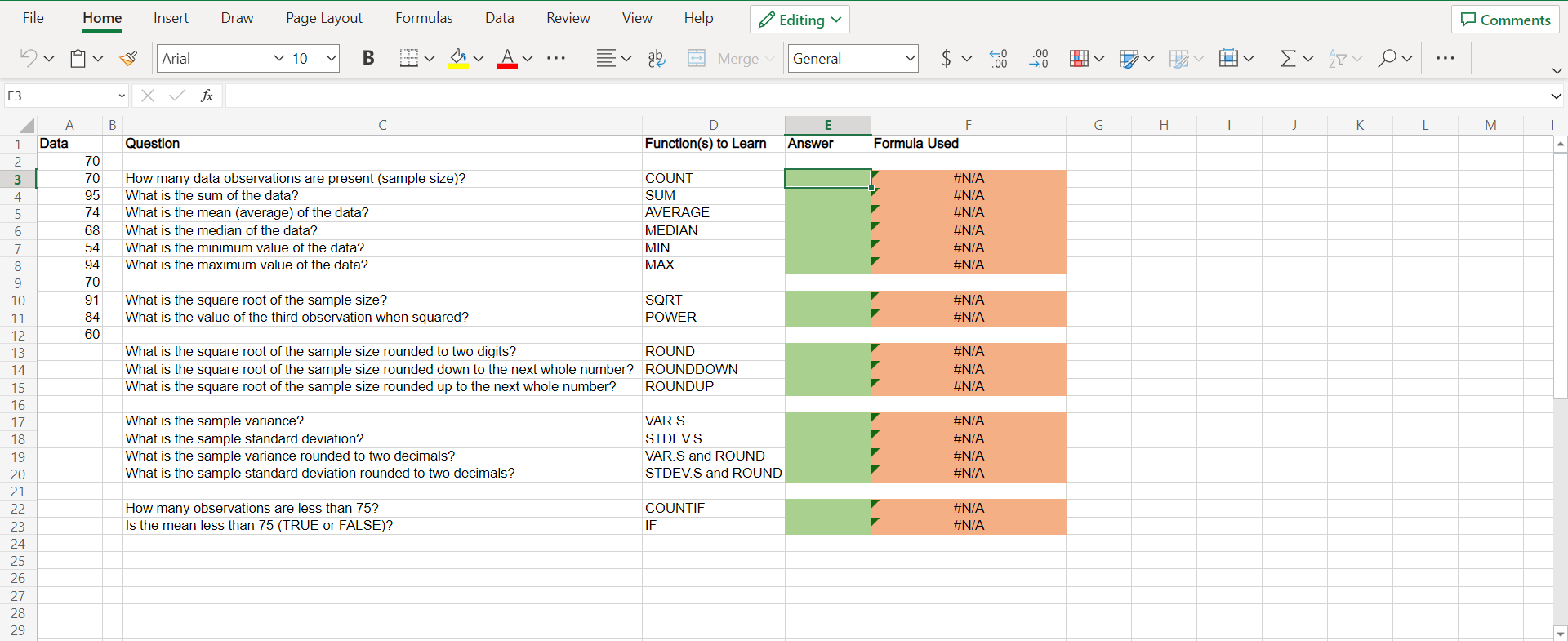 Solved \begin{tabular}{l|llllllll} \hline File Home Insert | Chegg.com
