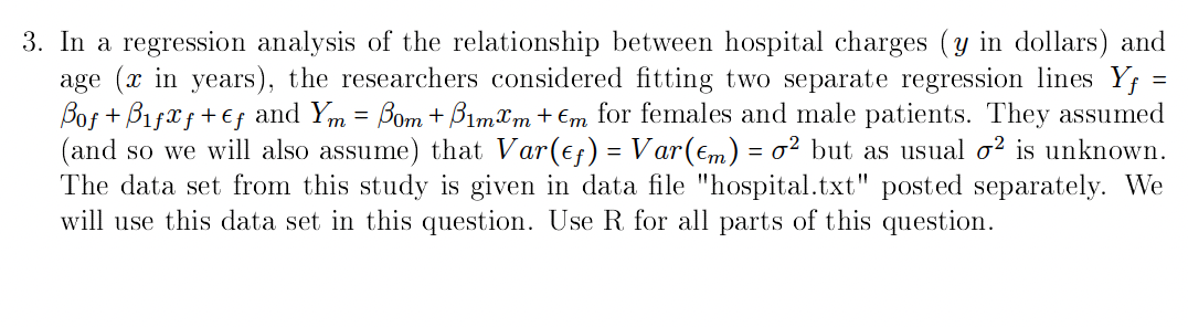 Solved 3. In a regression analysis of the relationship | Chegg.com