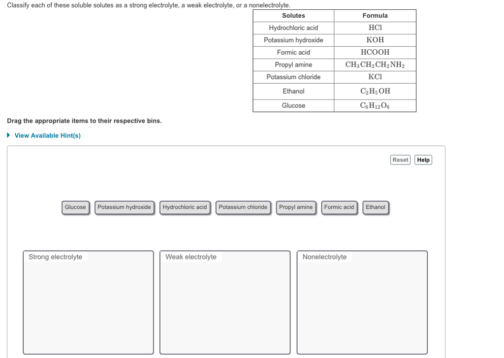 Solved Each of the following reactions shows a solute | Chegg.com