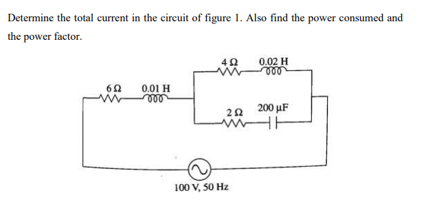 Solved Determine the total current in the circuit of figure | Chegg.com