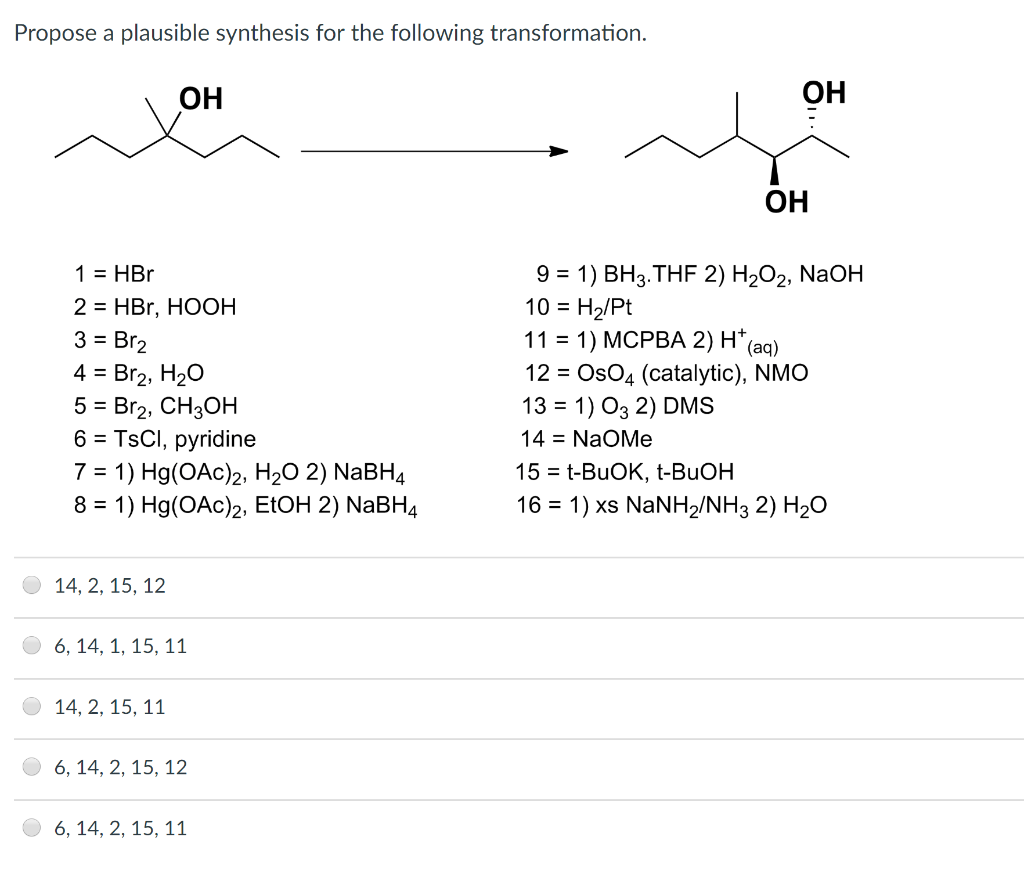 Solved Propose a plausible synthesis for the following | Chegg.com