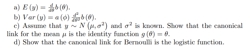 Solved For the Exponential family of distributions, | Chegg.com