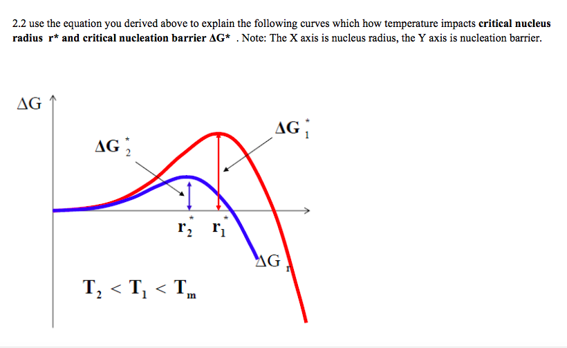 Solved 2. Please use the following equations AH AT 2.1 to | Chegg.com
