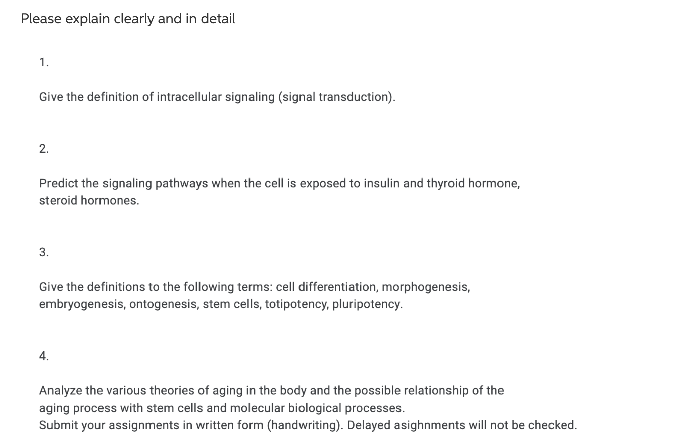 Solved Please explain clearly and in detail 1. Give the | Chegg.com