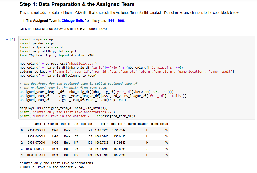 Project Two: Hypothesis Testing This notebook | Chegg.com