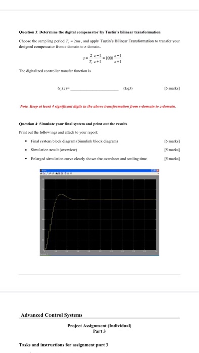 Solved PART 2: Design a digital controller for the DC motor | Chegg.com