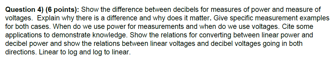 Solved Question 4) (6 points): Show the difference between | Chegg.com