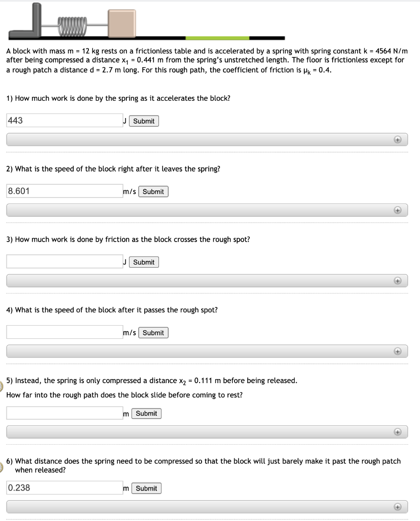 Solved A block with mass m = 12 kg rests on a frictionless | Chegg.com