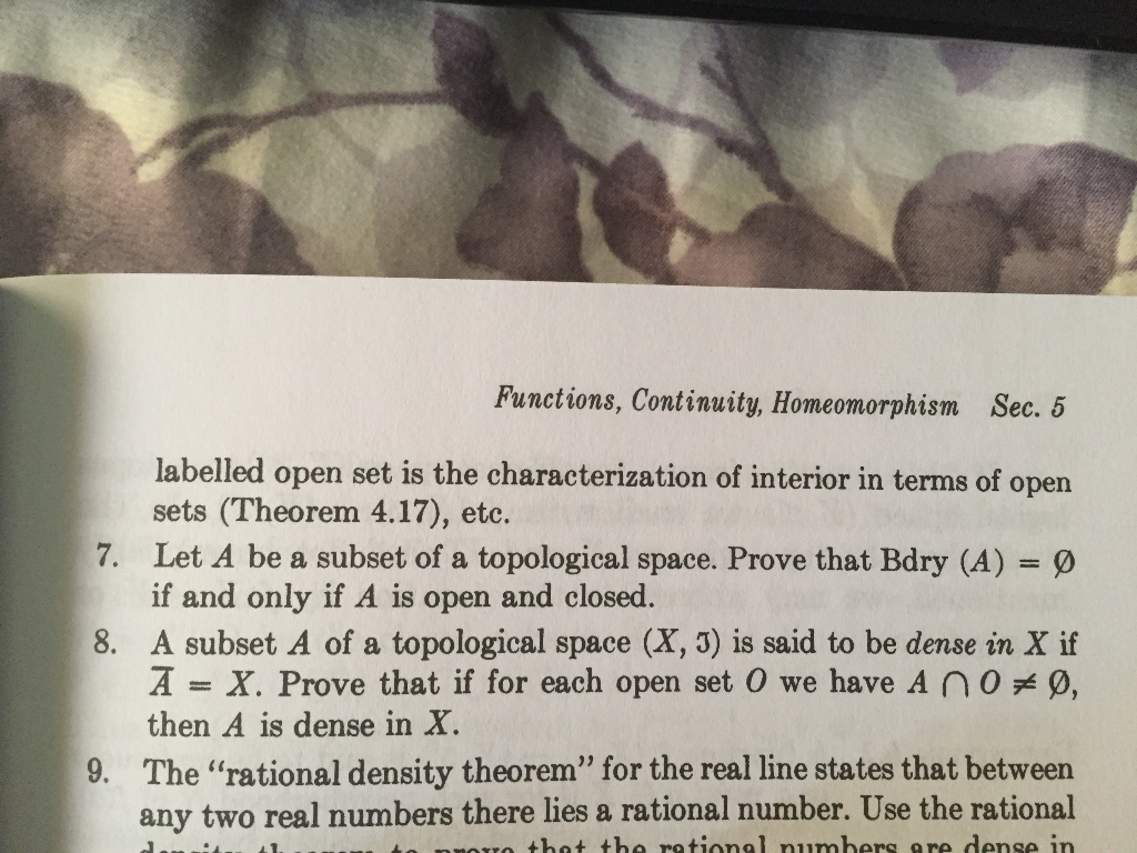 Solved Functions Continuity Homeomorphism 5 Sec Labelled 2156