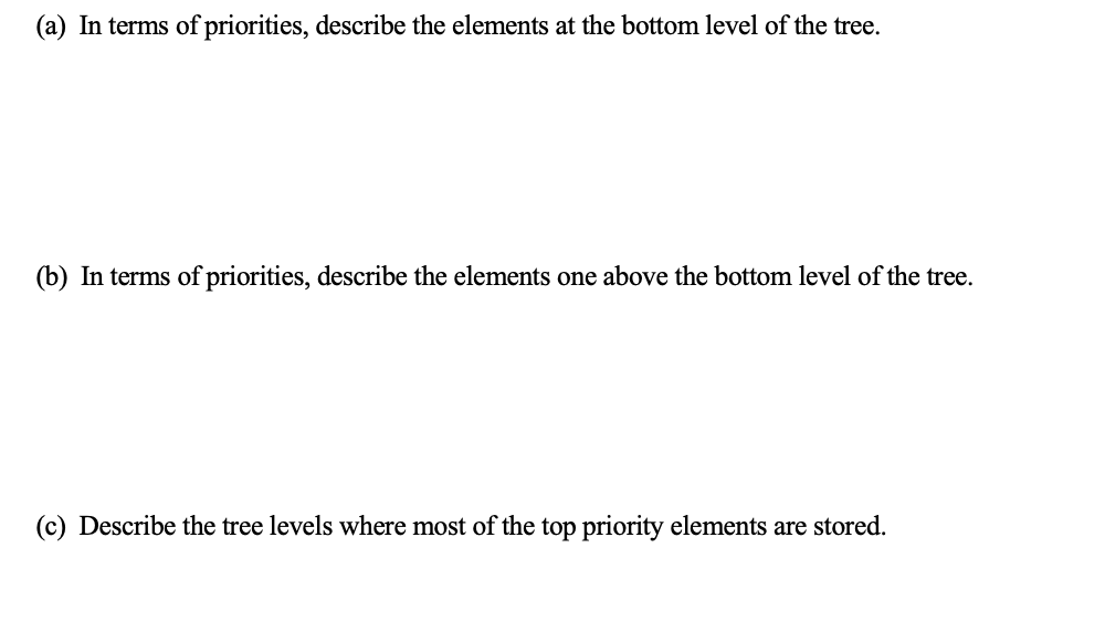 Solved 4 Assume We Implement A Priority Queue As A Max Heap 2751