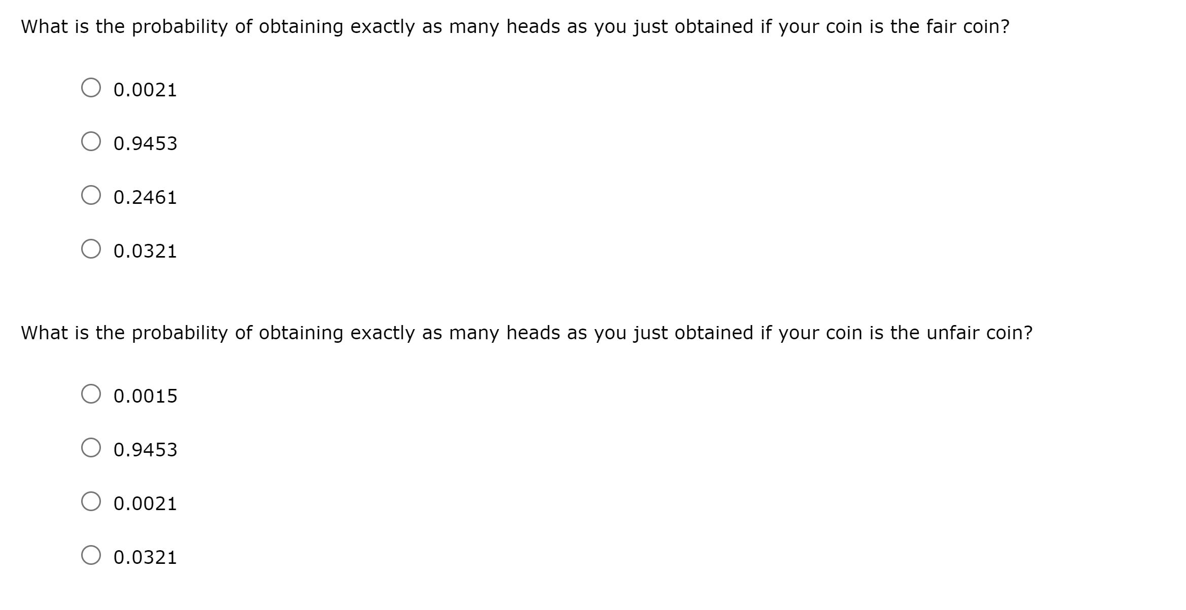 Solved Consider two coins, one fair and one unfair. The | Chegg.com