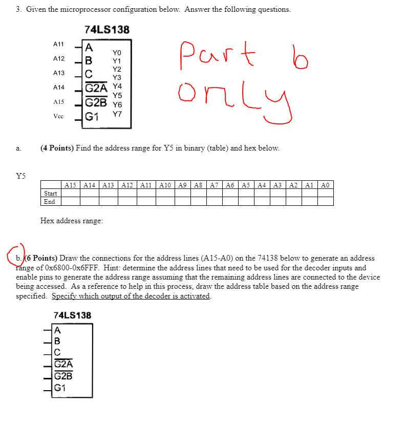 Solved 3. Given the microprocessor configuration below. | Chegg.com Solved 3. Given the microprocessor configuration below. | Chegg.com