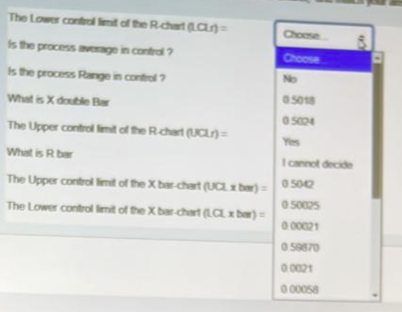 Solved Calculate the value of the Ranges for each sample, | Chegg.com