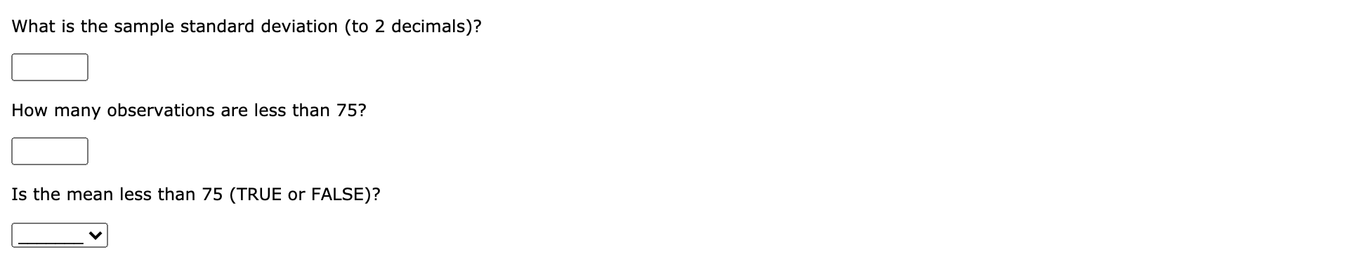 Solved Column A contains a generic dataset. Column C is a | Chegg.com