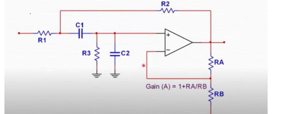 Solved Design and simulate a 2nd order bandpass filter with | Chegg.com