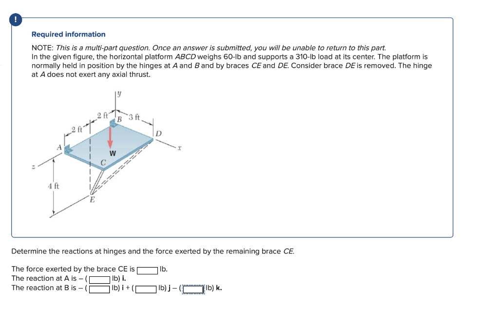 Solved Required information NOTE: This is a multi-part | Chegg.com