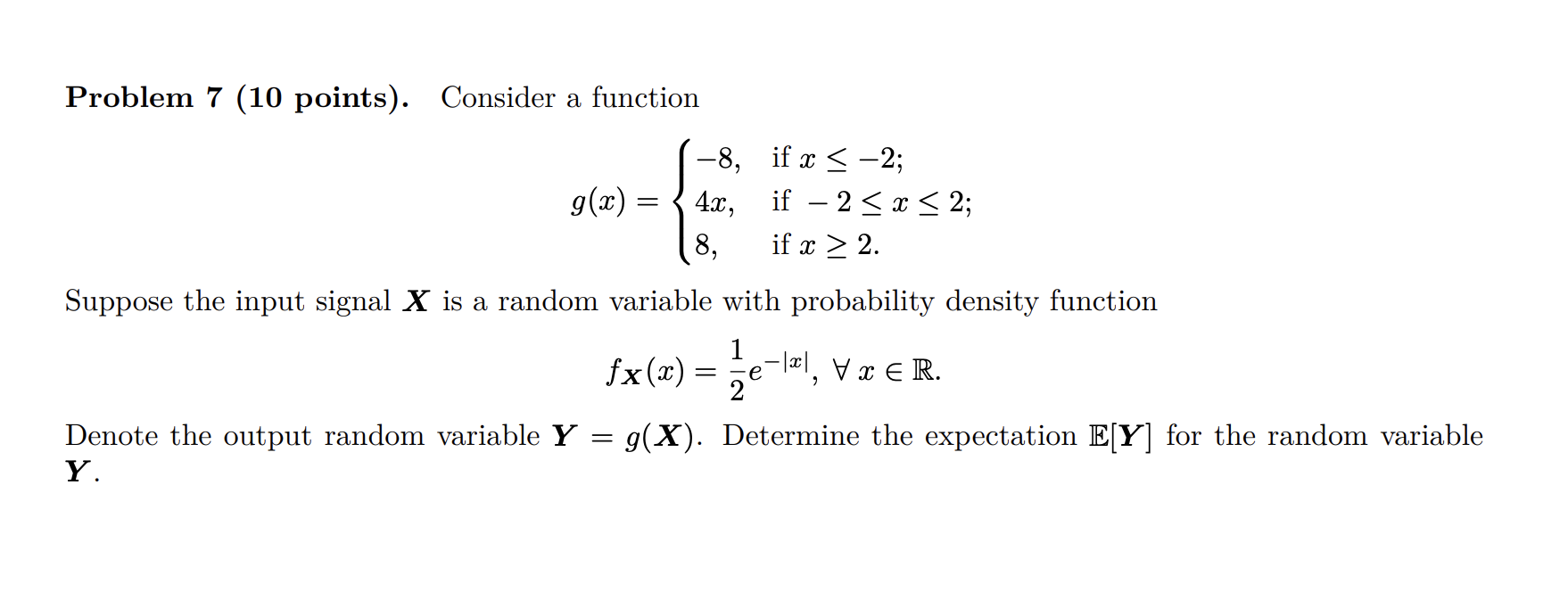 Solved Problem 7 (10 ﻿points). ﻿Consider a | Chegg.com