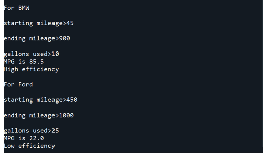 Solved Purposes: Assignment Two continues the MPG | Chegg.com