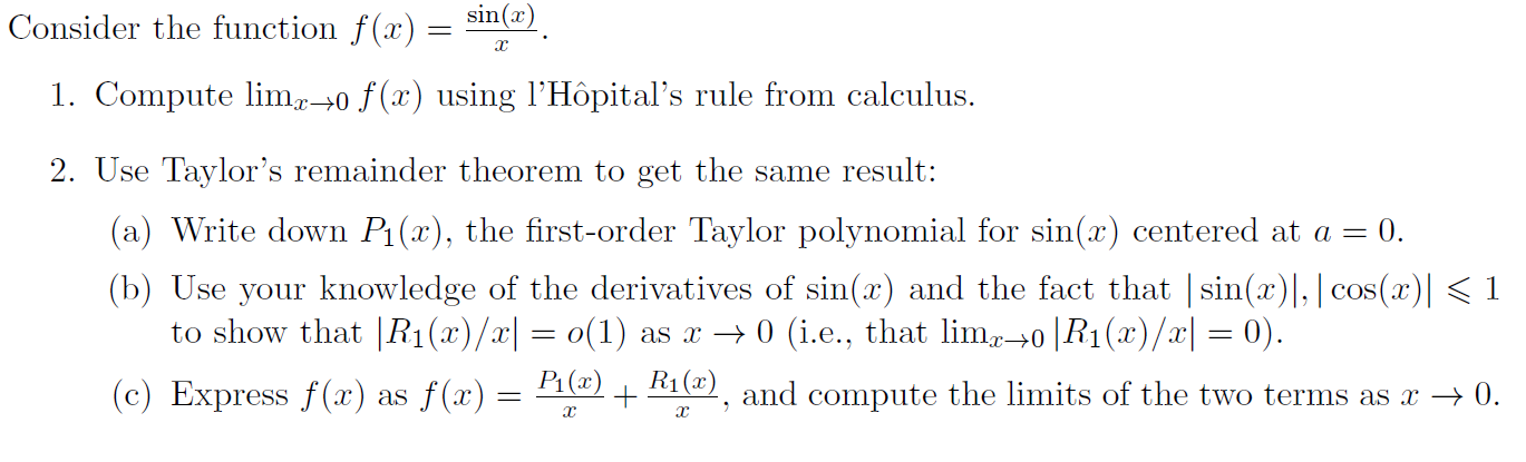 Solved Oonsider the function f(x)=xsin(x). 1. Compute | Chegg.com