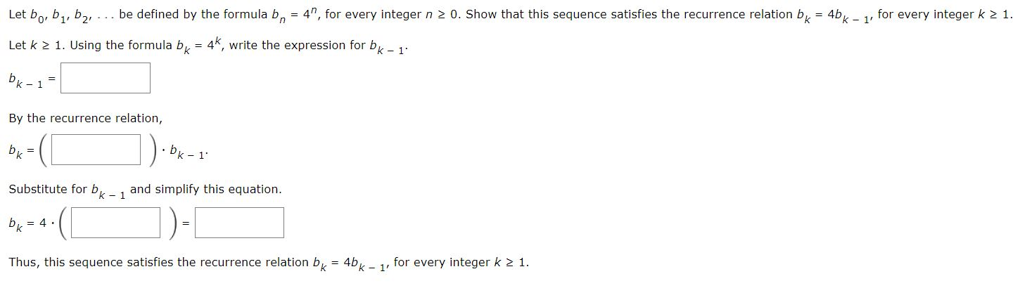 Solved Let bo, by, by, ... be defined by the formula b, = | Chegg.com